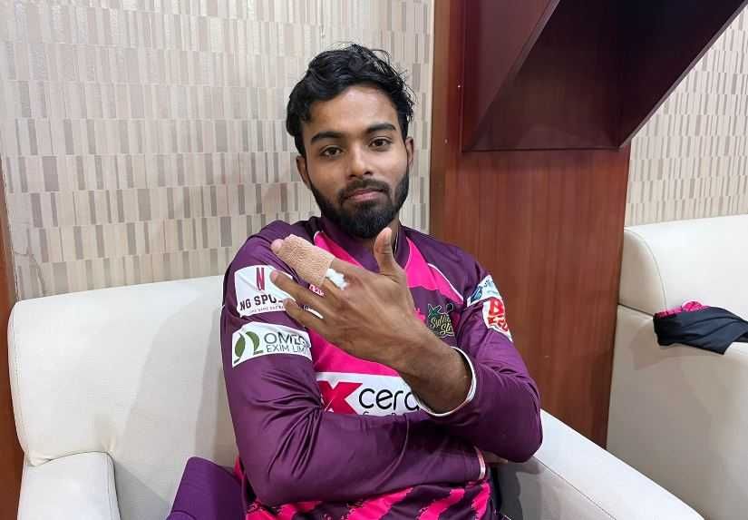 BPL 2023: Towhid Hridoy needs 8 stitches and at least 2 weeks recovery