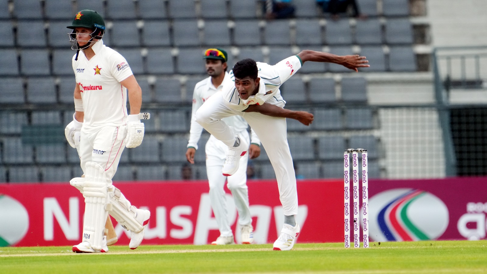 Bangladesh get a breakthrough as Nahid Rana strikes first ©BDCricTime ...