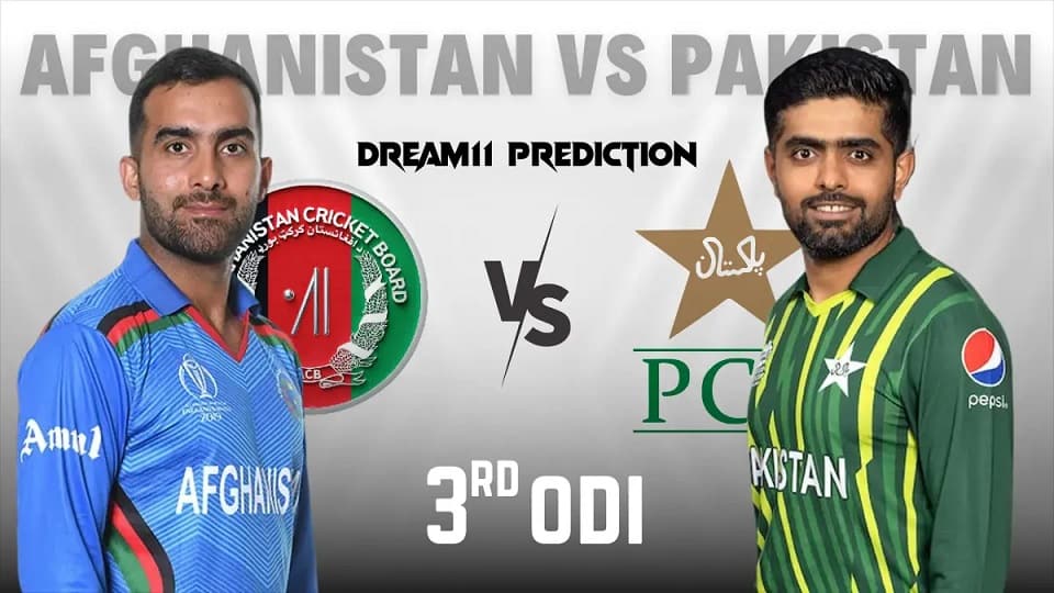Afghanistan vs Pakistan 3rd ODI Match, Dream 11 Prediction, Fantasy Cricket