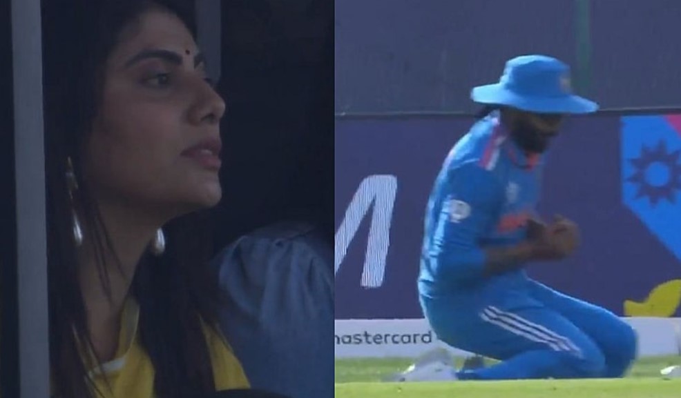 CWC 2023: Ravindra Jadeja drops an easy catch; his wife's reaction goes ...